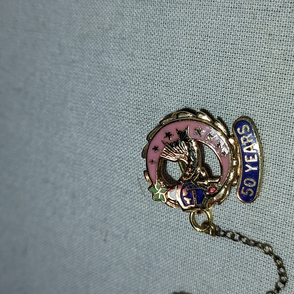Rebekah 50 Year Pin | Jewelry | Vintage Rebekah 5 Year Membership Pin ...